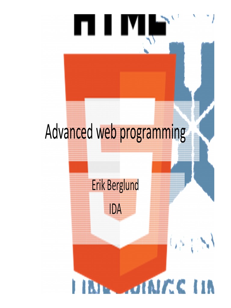 Intro To Advnced Web | PDF