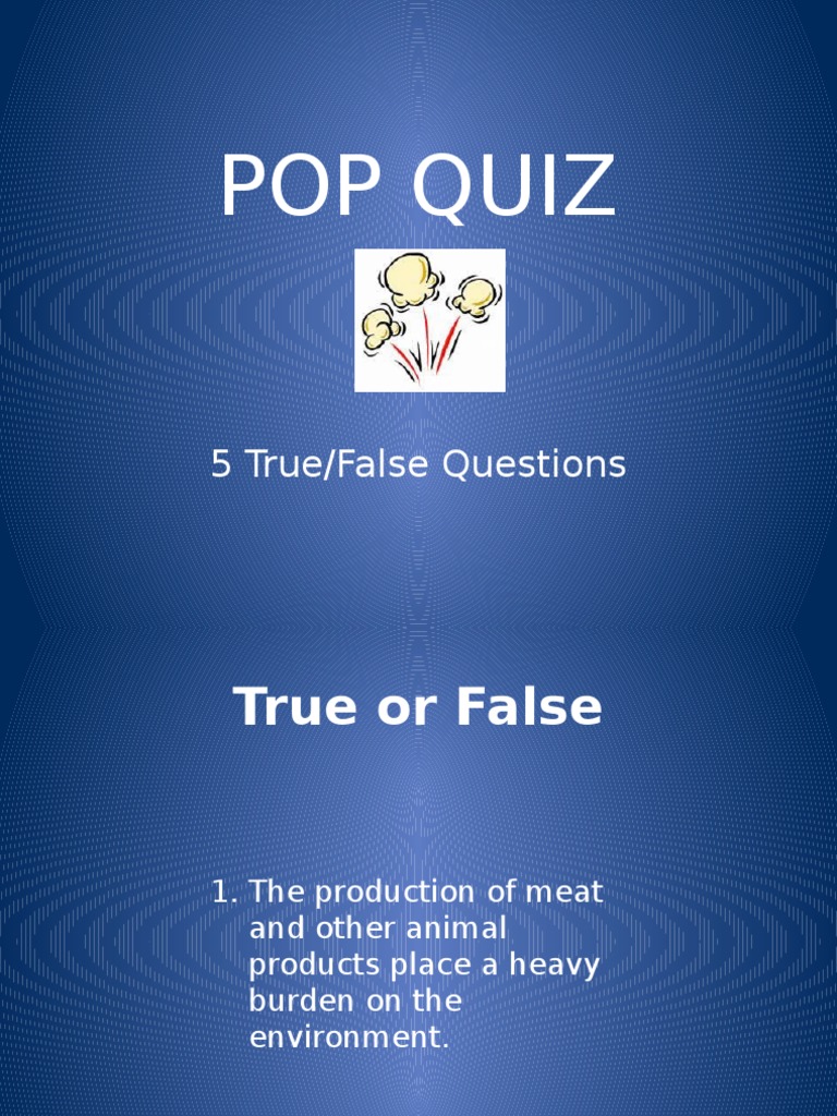 Popquiz | PDF