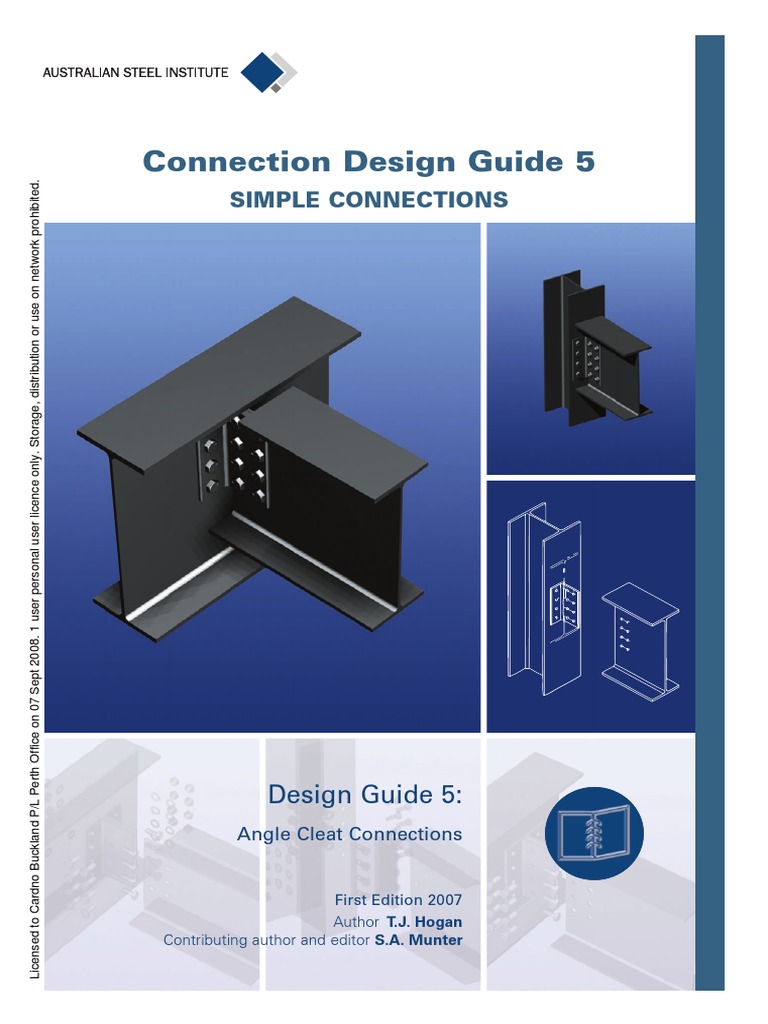 ASI Angle Cleat Design Guide 5 PDF | PDF | Structural Steel | Screw