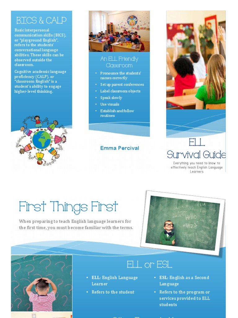 Ell Survival Guide | PDF | English As A Second Or Foreign Language ...