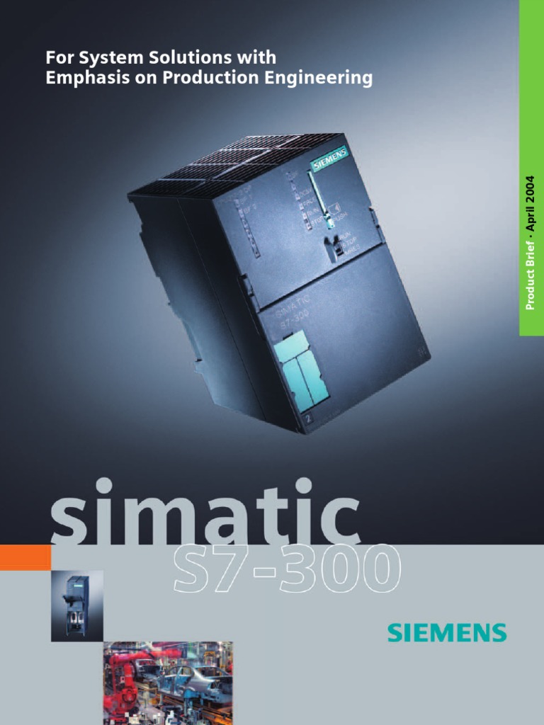 Siemens PLC System s7-300 | PDF | Central Processing Unit ...