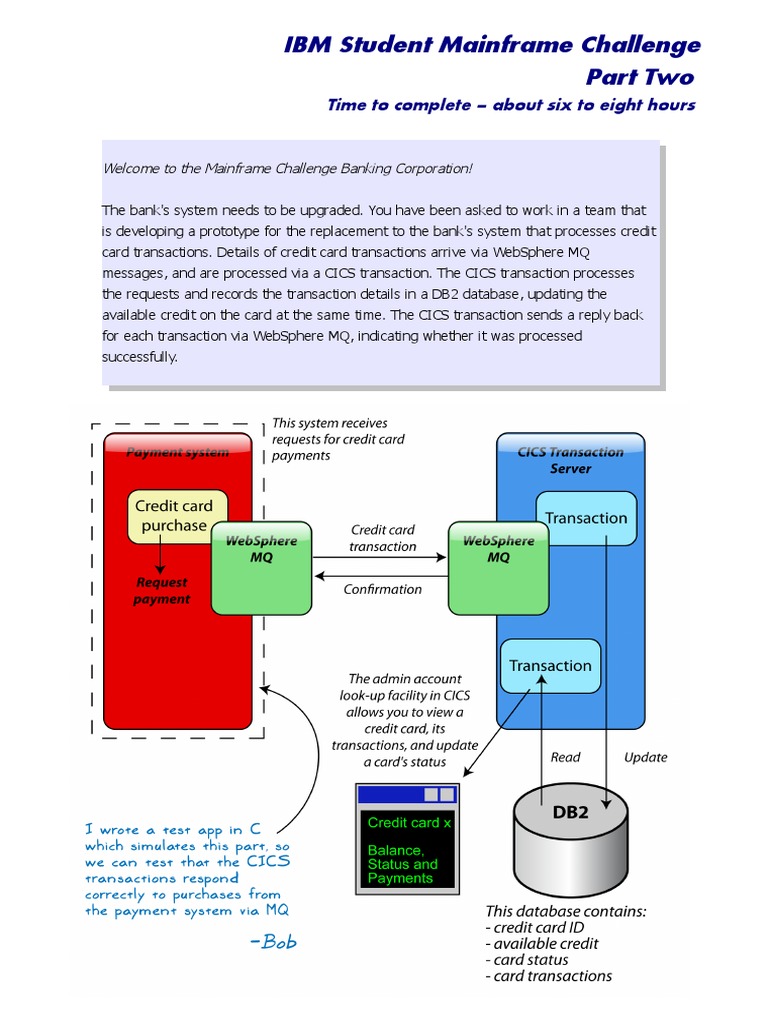 Upgrading the Bank's Credit Card Processing System: Simulating a ...