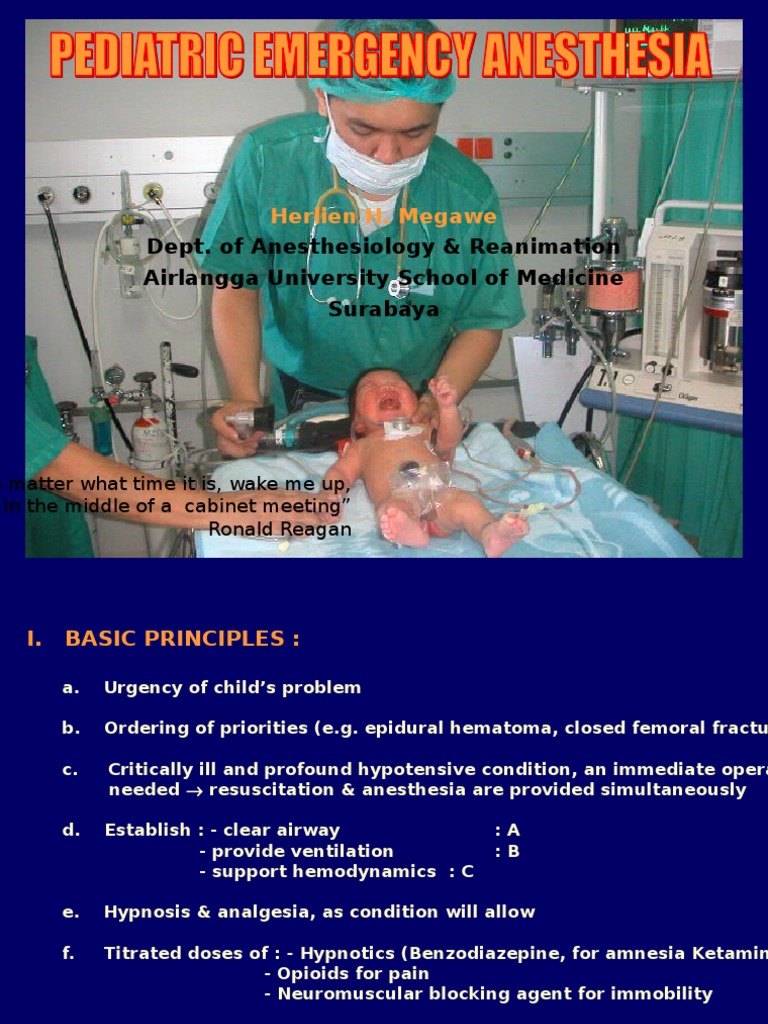 Dept. of Anesthesiology & Reanimation Airlangga University School of ...