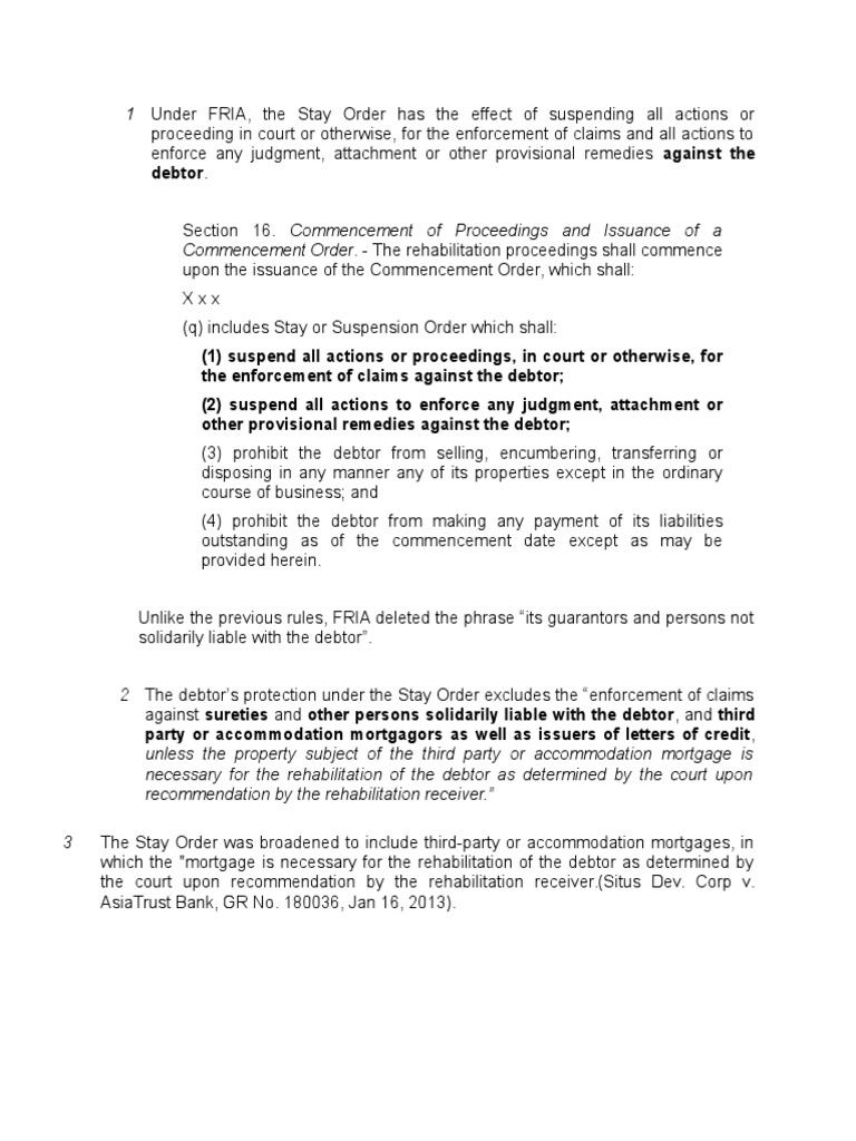 FRIA Notes | PDF | Social Science | Law