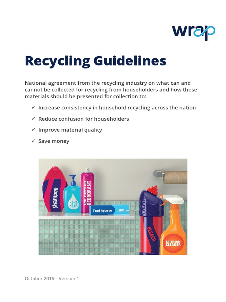 Recycling Guidelines | PDF