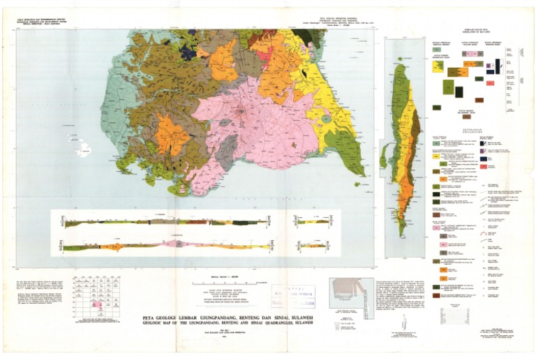 Peta Geologi Lembar Ujung Pandang | PDF