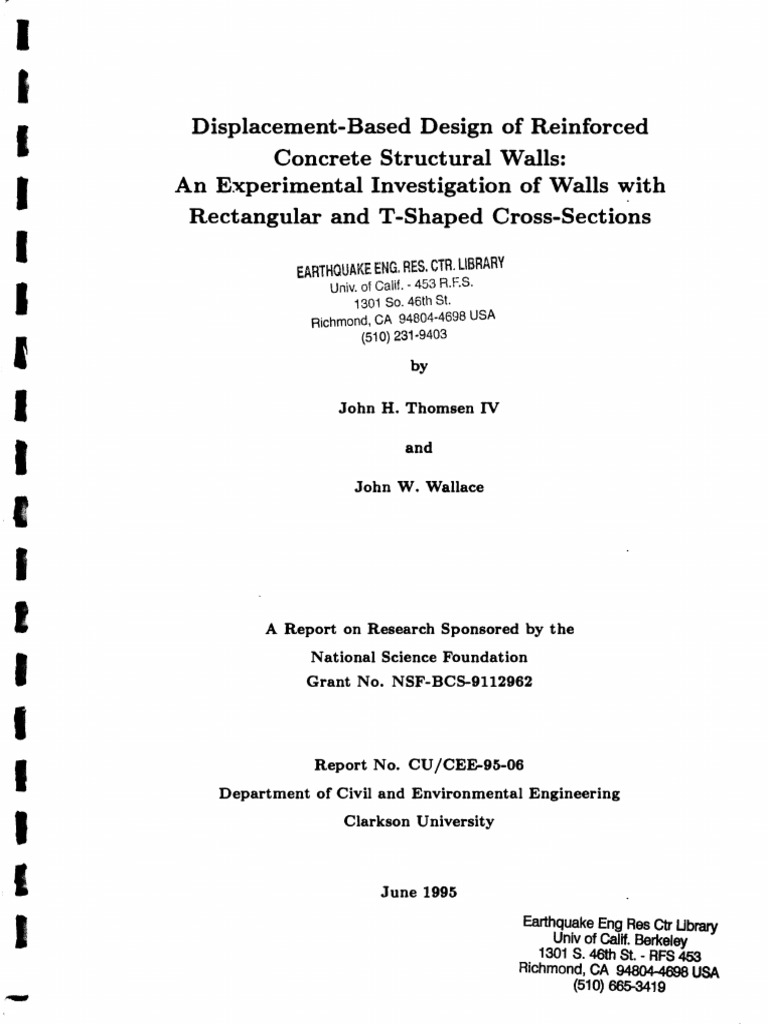 Thomsen, Wallace - 1995 - Displacement Based Design of Reinforced ...