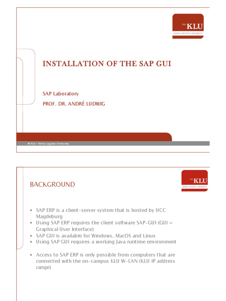 03 SAP Installation Slides | PDF | Linux | Installation (Computer Programs)