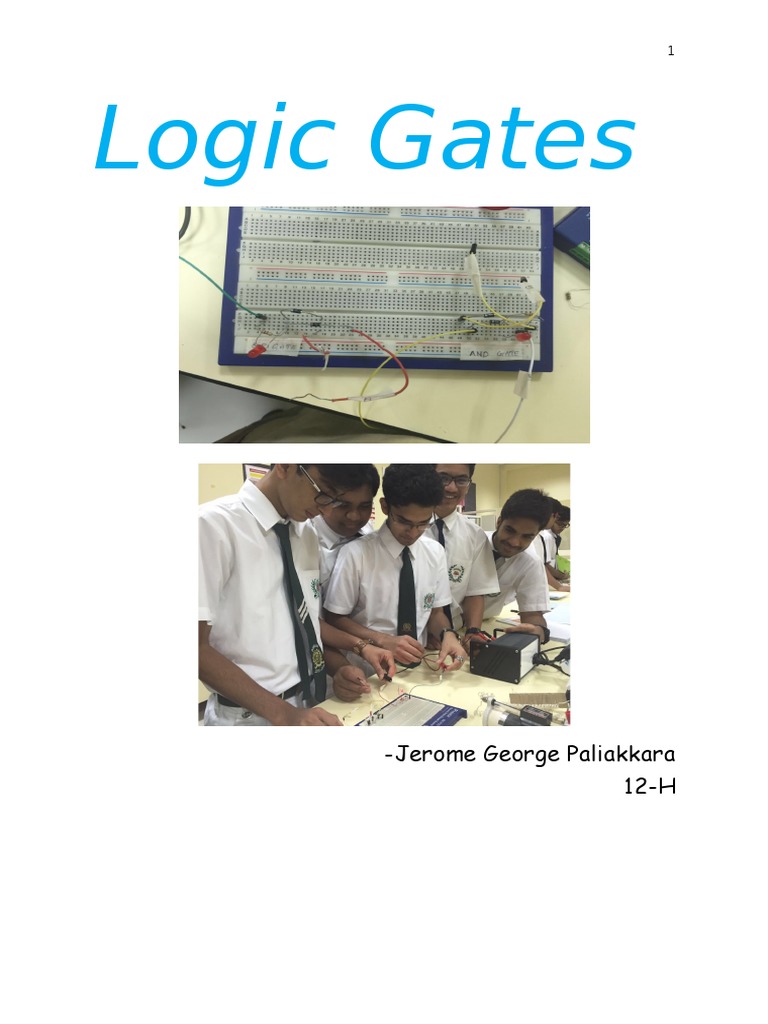 Logic Gates | PDF | Integrated Circuit | Logic Gate