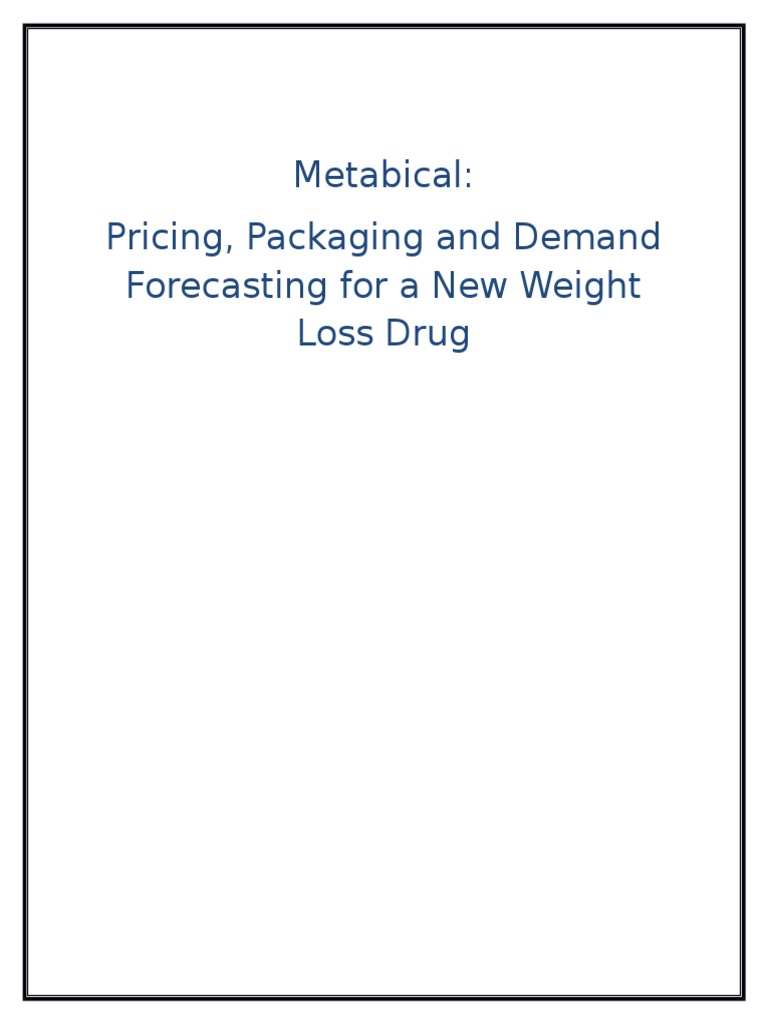 Metabical Case Sec2 Group No. 12 | PDF | Obesity | Pharmaceutical Drug