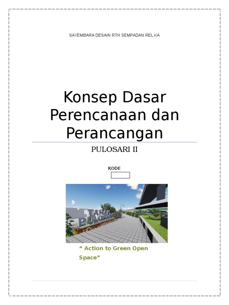 Konsep Dasar Perencanaan Dan Perancangan | PDF