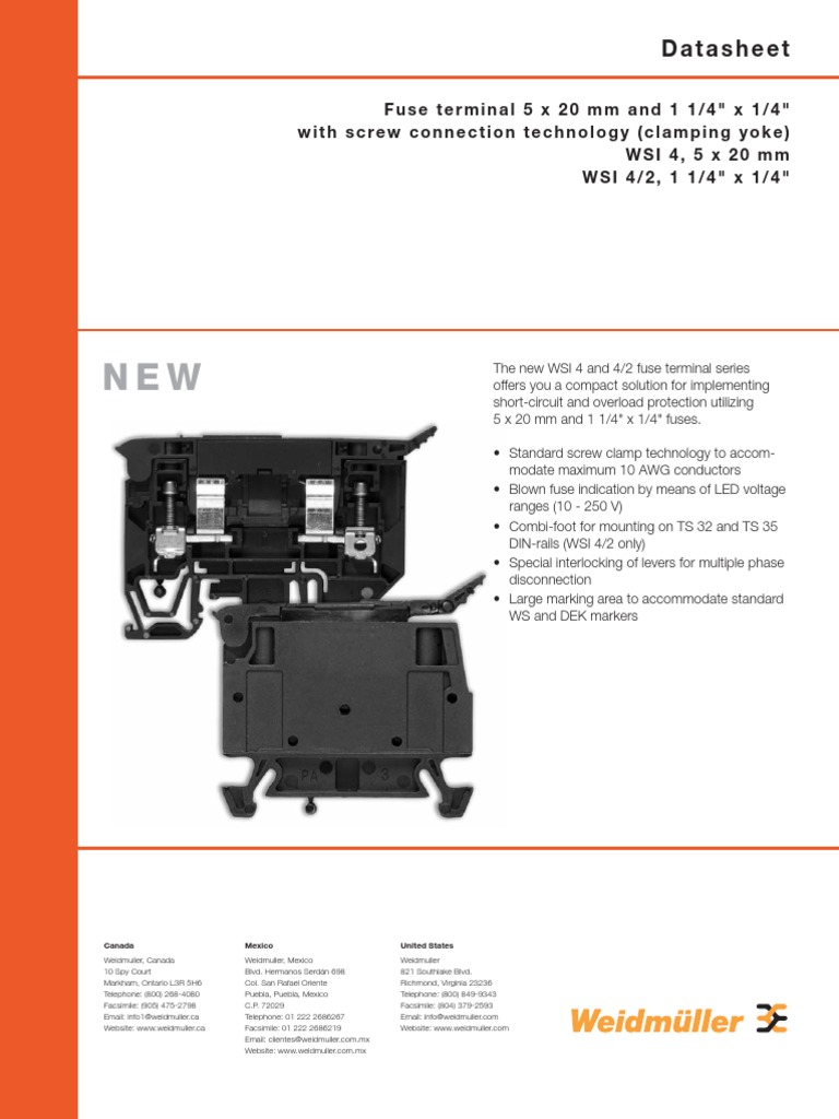 Lit0607 Wsi 4 2 | Download Free PDF | Fuse (Electrical) | Components
