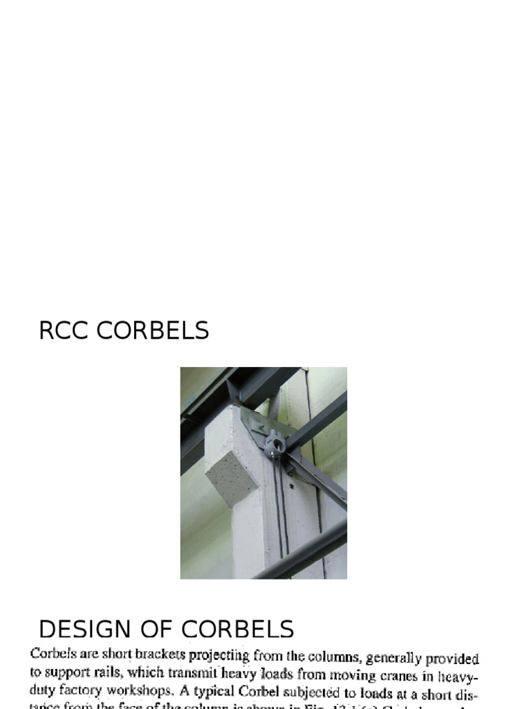 Design of Corbel | PDF | Teaching Methods & Materials | Science ...