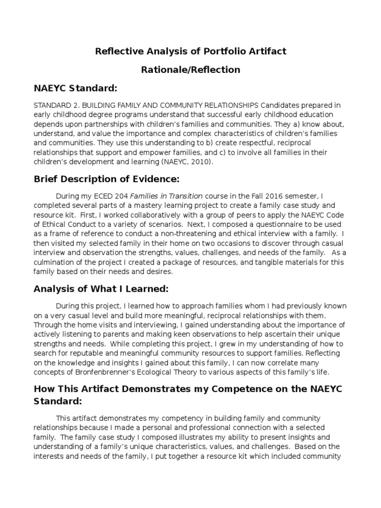 eced 204 rationale reflection | Early Childhood Education | Competence ...