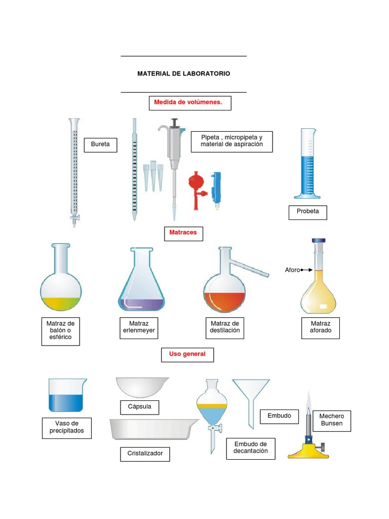 LAMINA - Material de Laboratorio PDF | PDF
