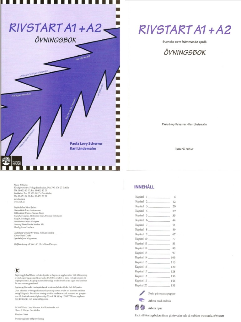 Rivstart A1+A2 Övningsbok PDF | PDF