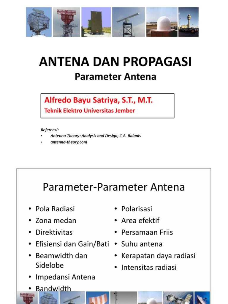 Parameter Antena PDF | PDF | Antenna (Radio) | Telecommunications Engineering