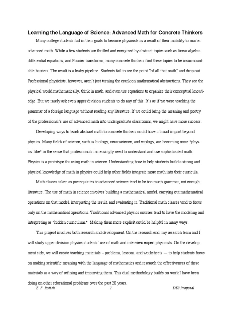 Dts Description | PDF | Teaching Mathematics | Epistemology