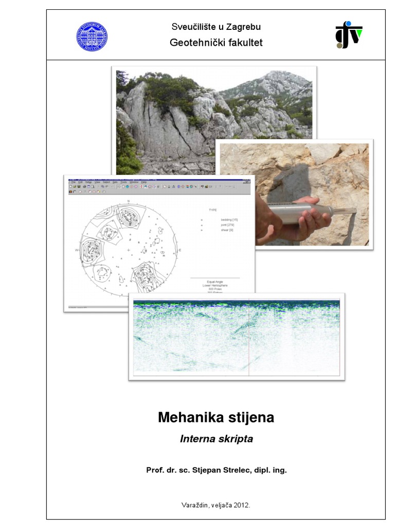 Mehanika Stijena - Interna Skripta | PDF