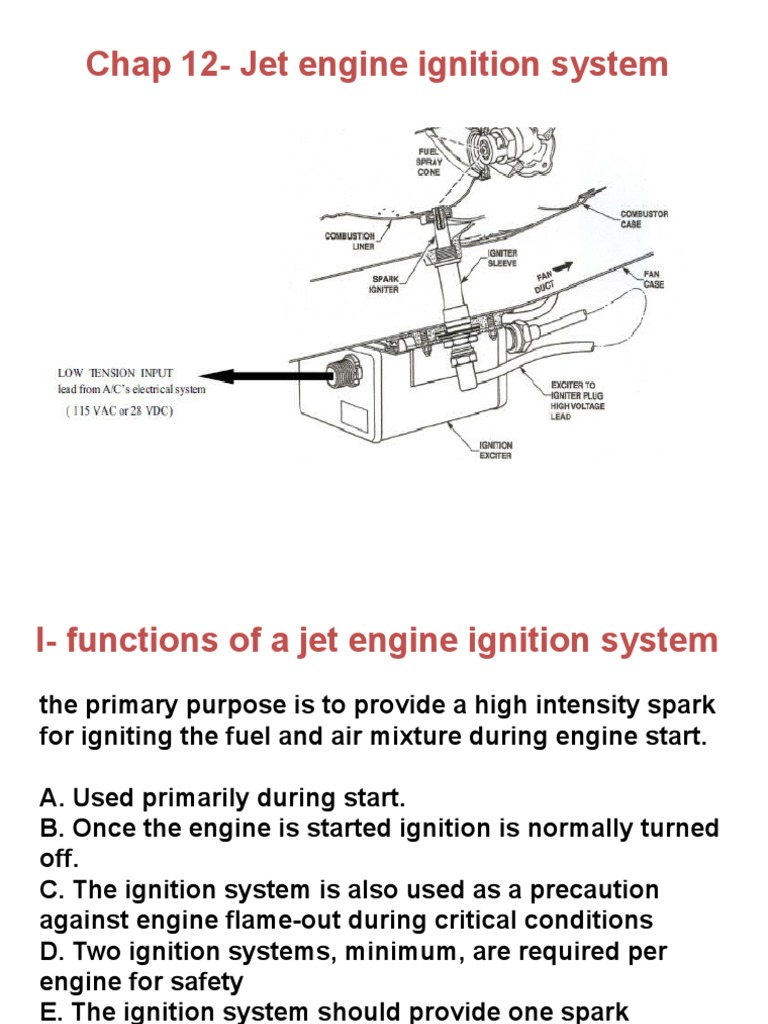 Jet Engine Ignition System Overview | PDF | Science & Mathematics ...