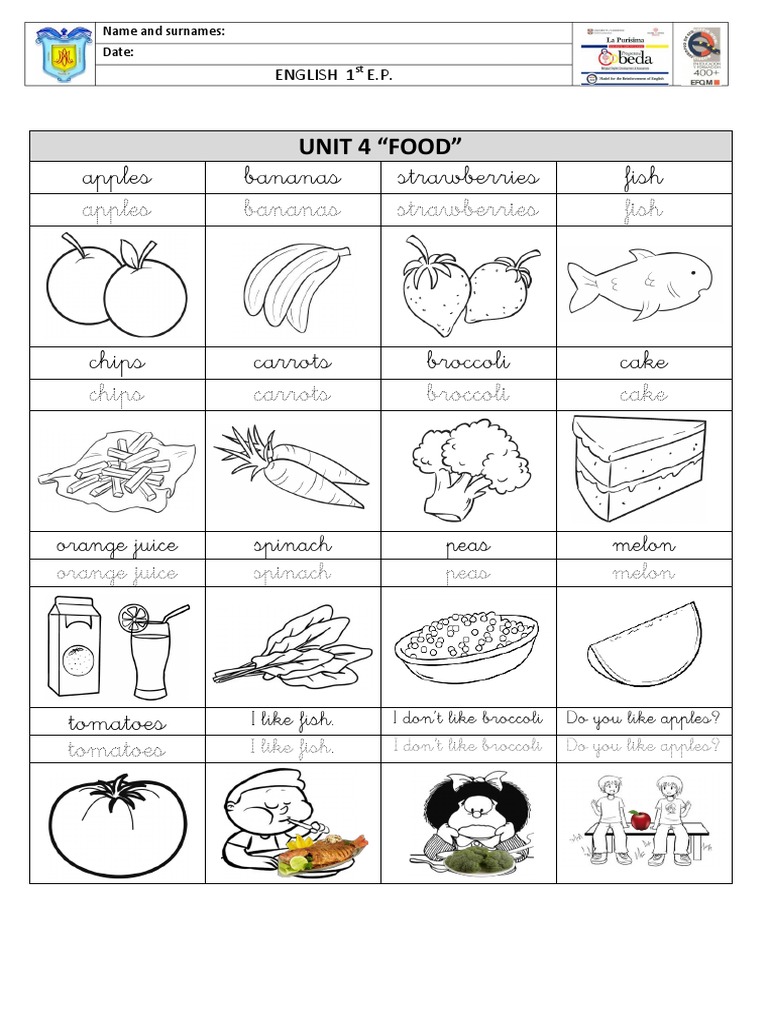 Kids' Food Preferences Worksheet | PDF | Cooking, Food & Wine