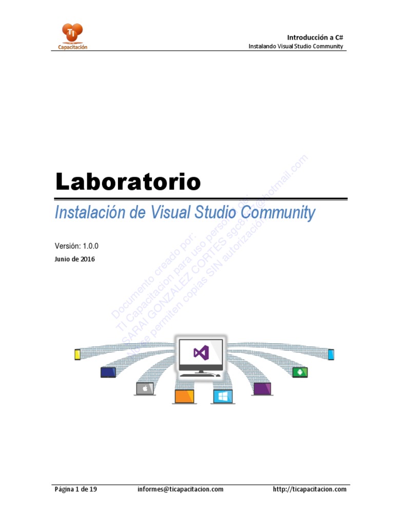 Instalación de Visual Studio Community 2015 | PDF | Microsoft Visual ...