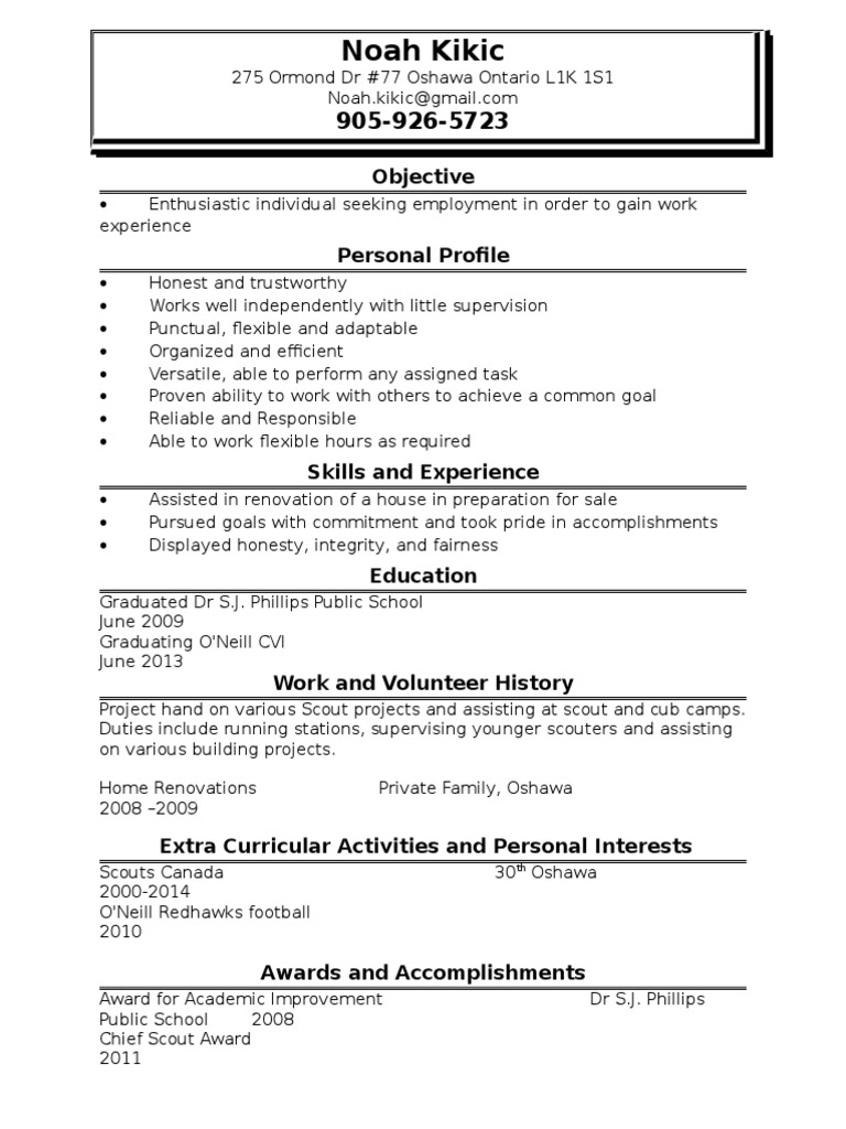 Noahs Resume | PDF | Career & Growth