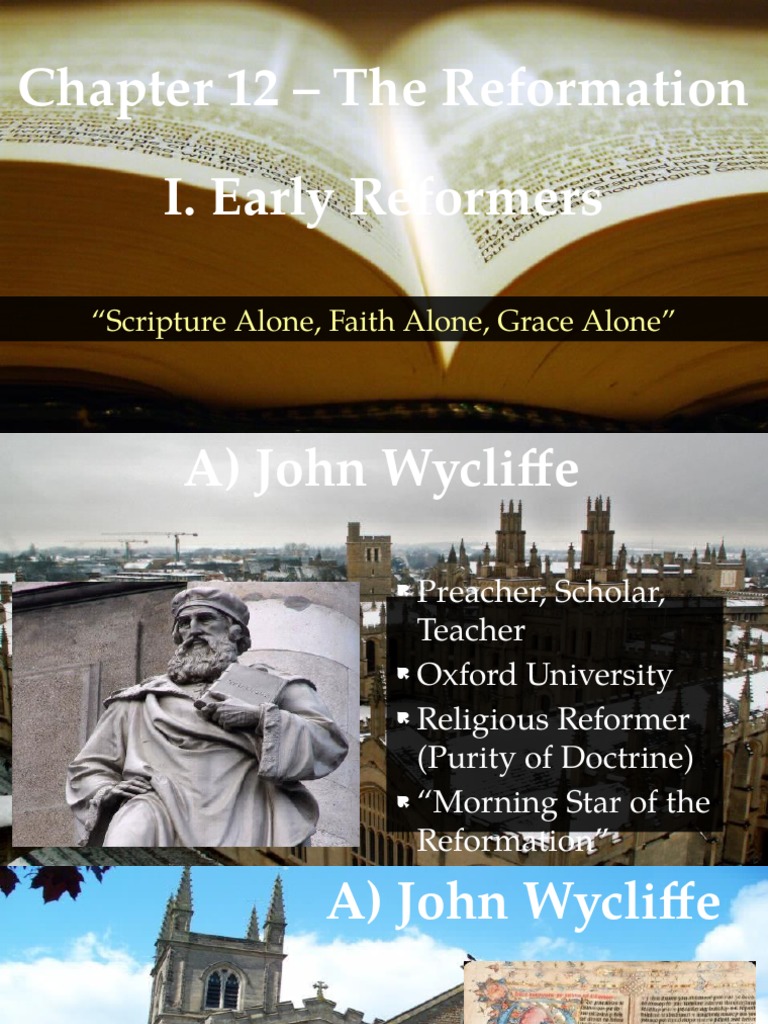 Chapter 12 The Reformation | PDF | Martin Luther | Sola Fide
