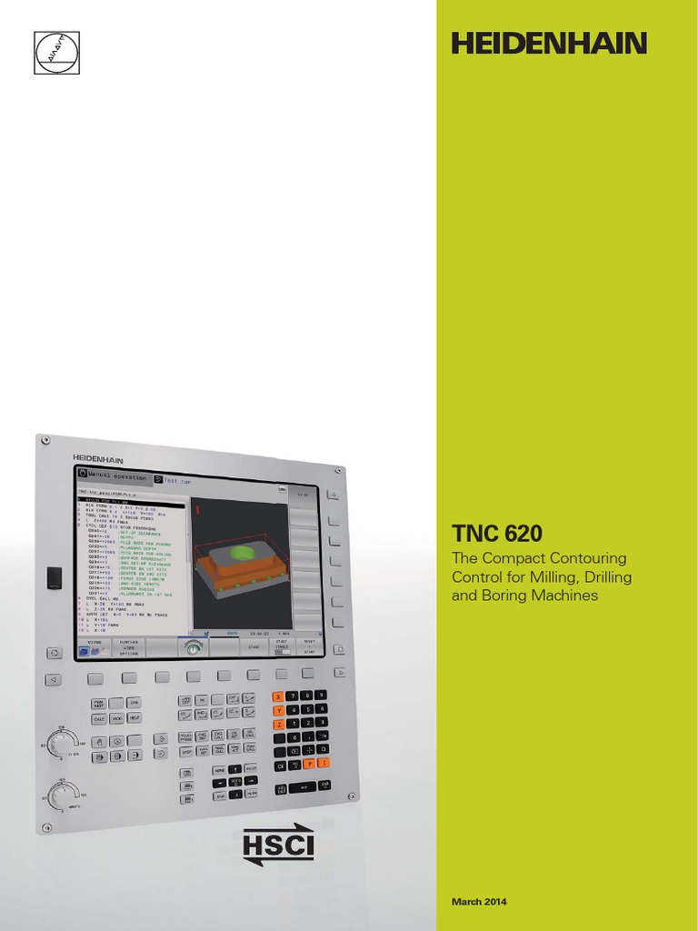 Heidenhain TNC 620 User Manual | PDF | Machining | Computer Keyboard