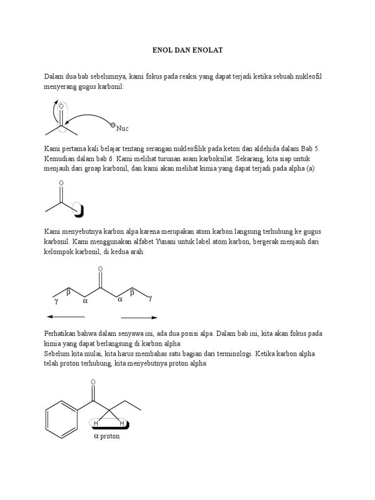 Tautomerisme Keto-Enol dan Enolat | PDF