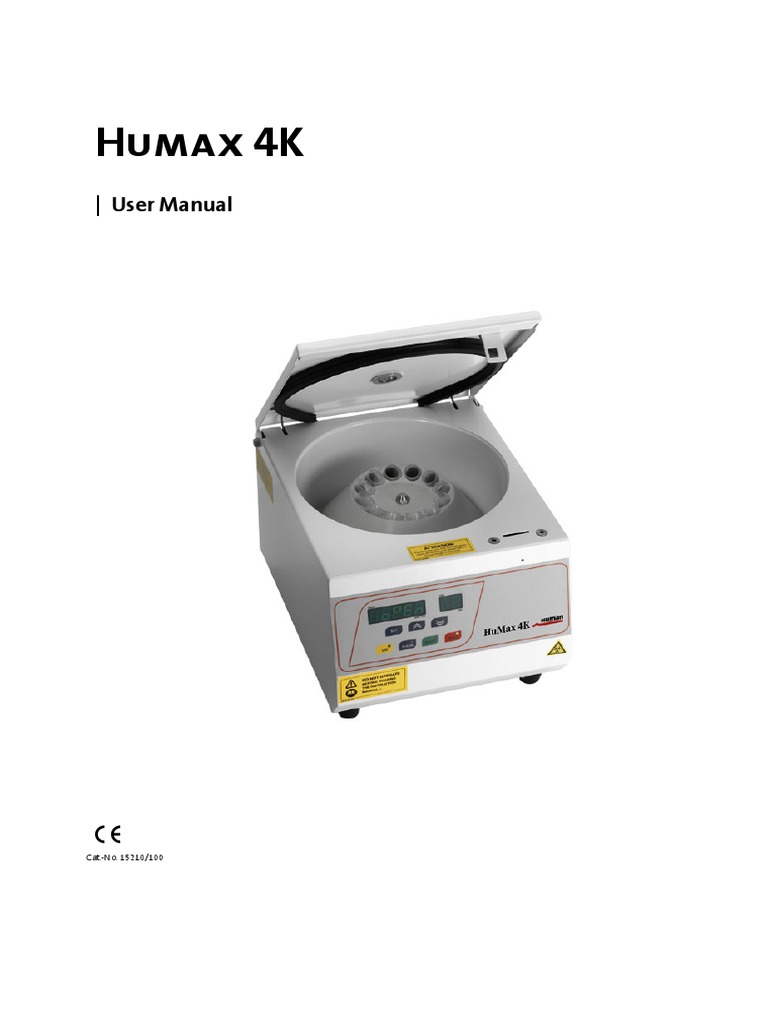 Human Humax 4K - User Manual | Centrifuge | Fuse (Electrical)