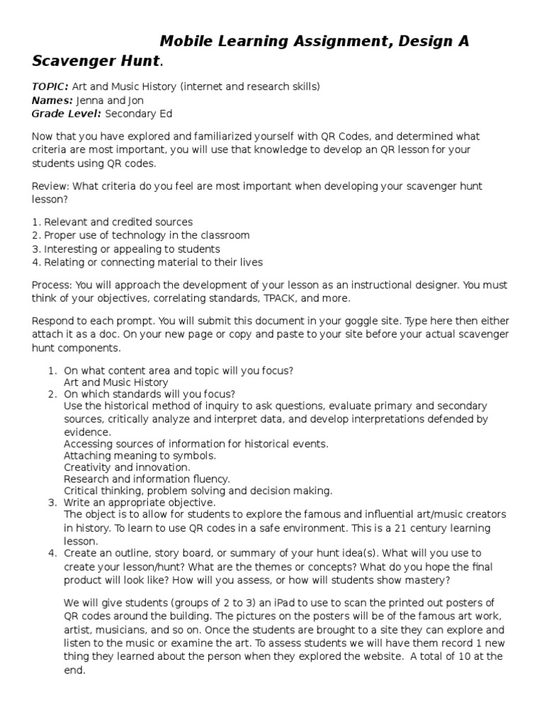 QR Game Code | PDF | Educational Psychology | Cognition