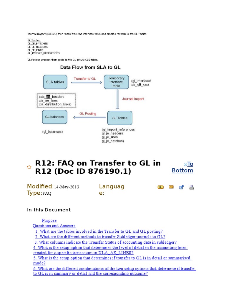 Transfer GL Tables | PDF | Debits And Credits | Information Technology ...