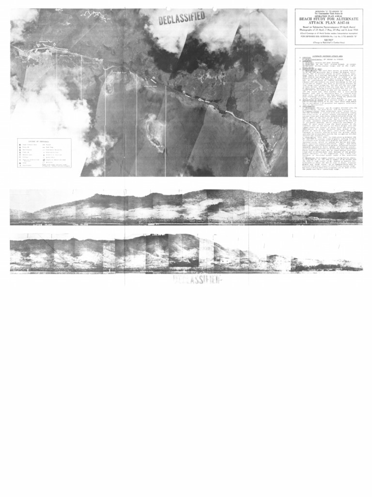 Guam Invasion Map (1943) | Beach | Earth & Life Sciences