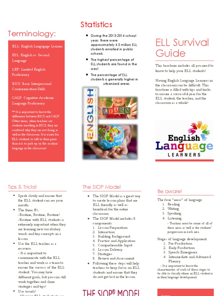 Ell Brochure | PDF | Semiotics | Cognitive Science