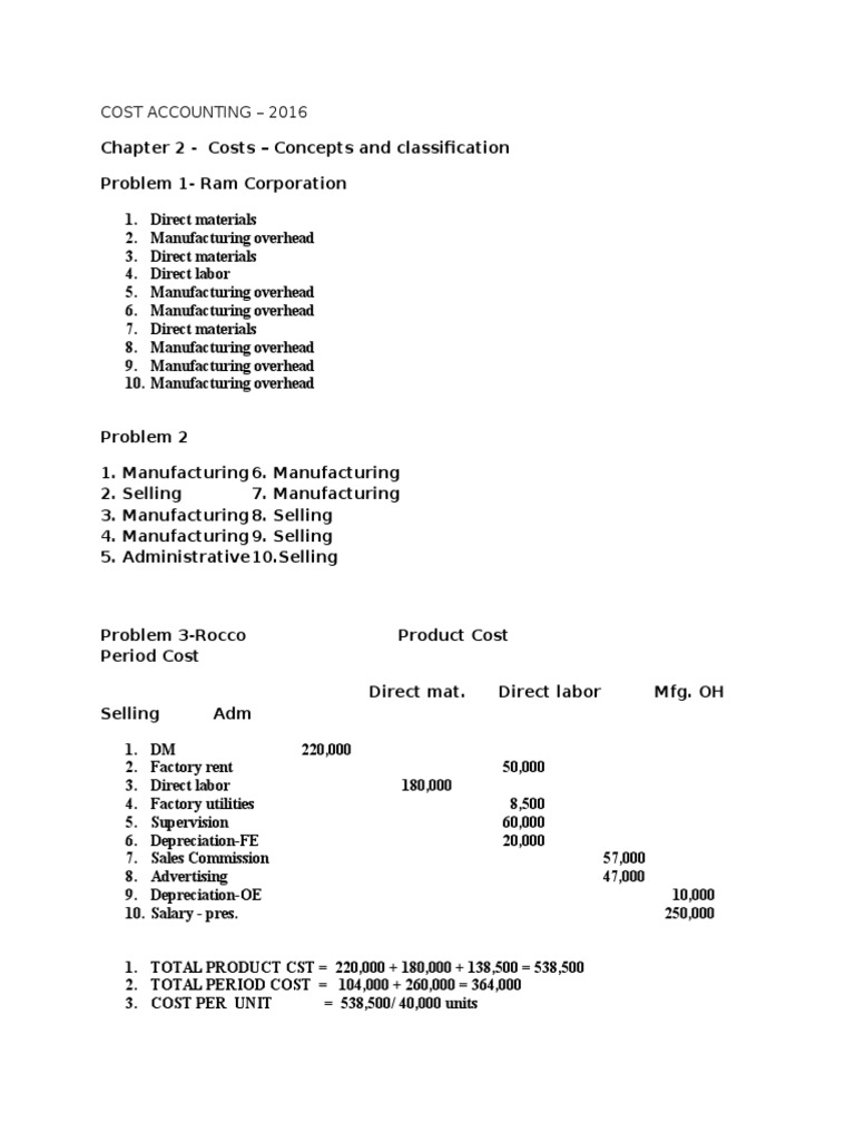 Chapter 2 Problems | PDF | Financial Accounting | Leadership