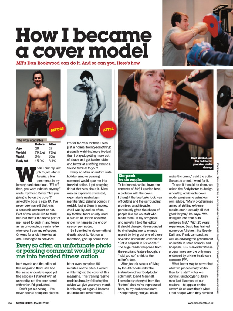From Average to Cover Model | PDF | Dieting | Eating Behaviors Of Humans