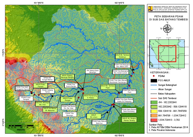 Peta Sebaran PDAM | PDF