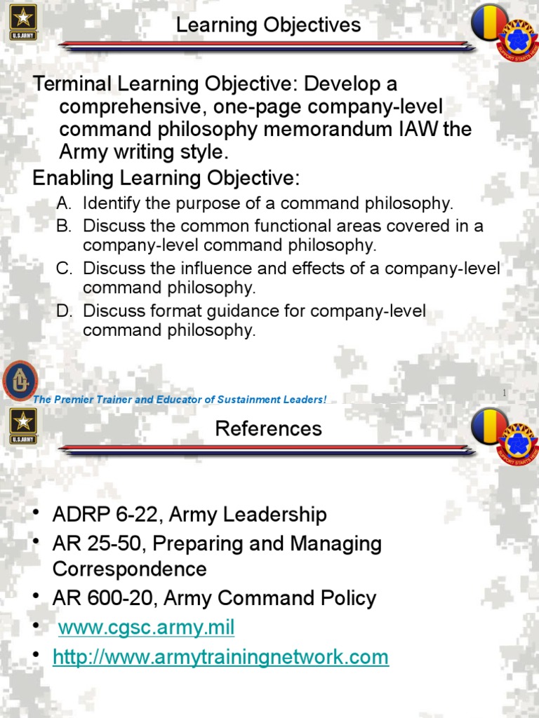 164646975 Command Philosophy Assignment Power Point 3 | Leadership ...
