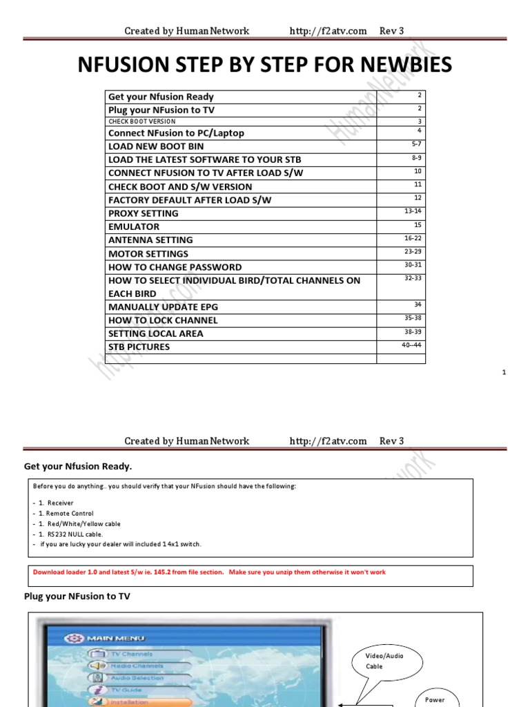 Nfusion Step by Step For Newbies Rev3 | PDF | Booting | Proxy Server