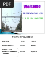 Presentation On: 2 X 25 KV System | PDF | Transformer | Electrical ...
