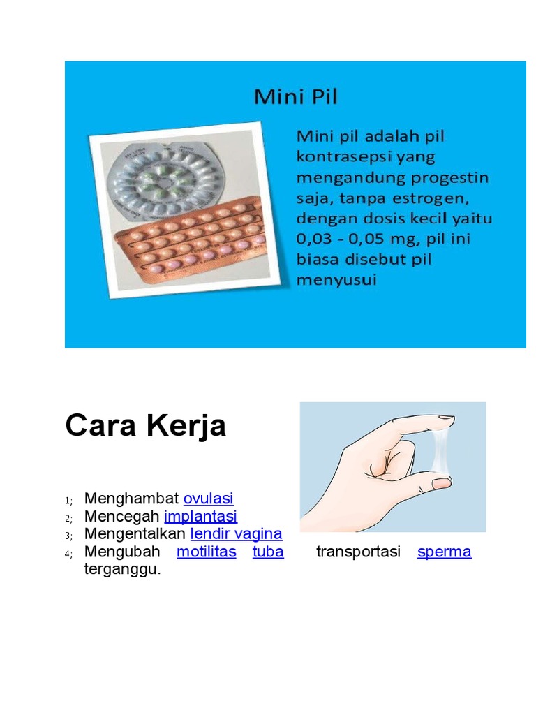 Panduan Mini Pil Kontrasepsi | PDF | Gaya Hidup