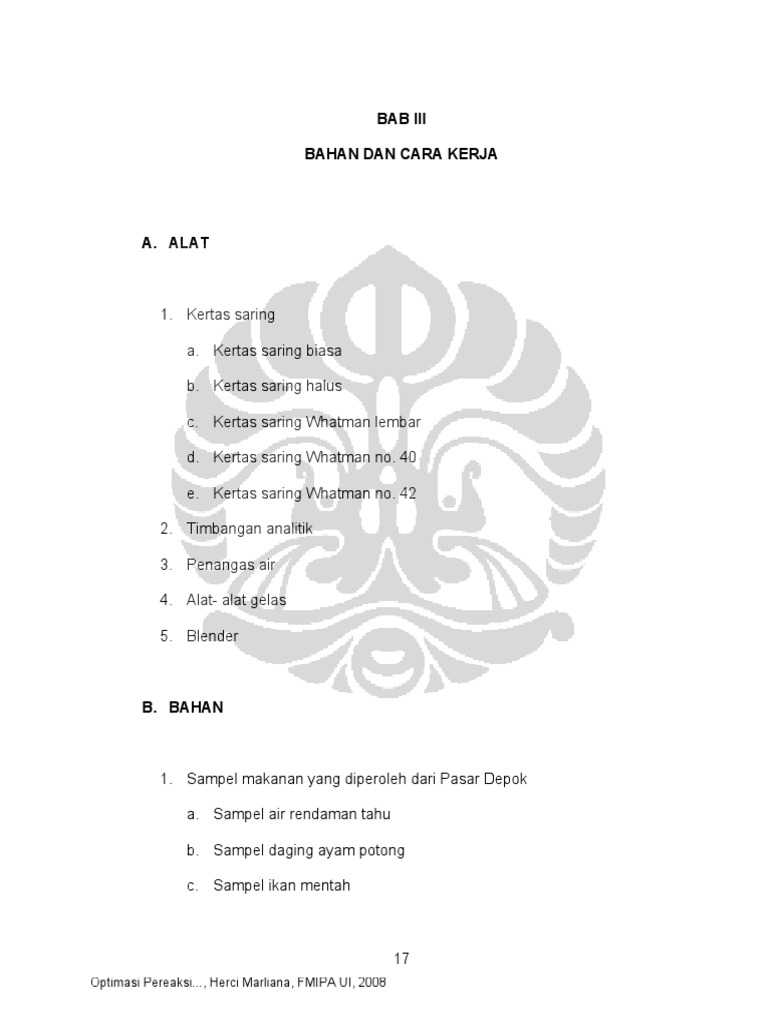 Optimasi Kertas Saring PDF | PDF