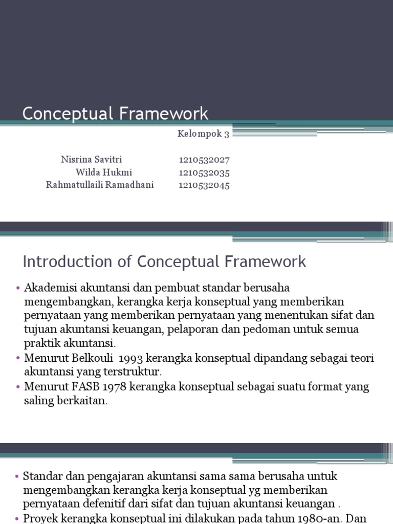 Kelompok 3 Conceptual Framework Pdf