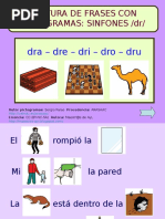 Lectura de Frases Con Pictogramas - Sinfon TR | PDF
