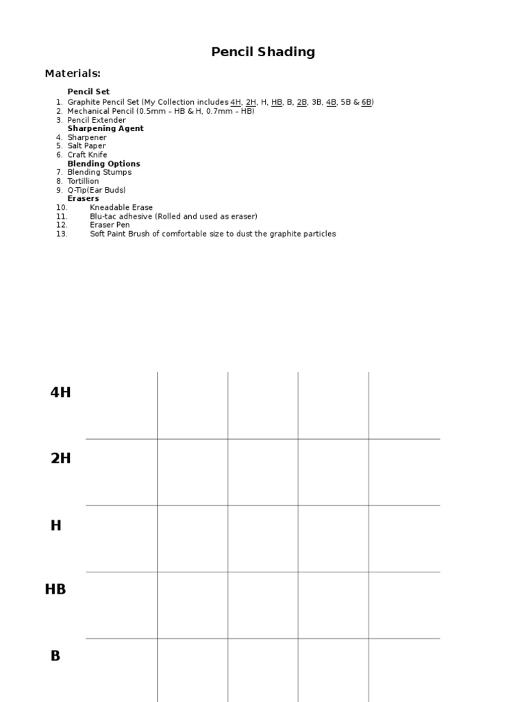 Pencil Drawing Exercise | PDF | Career & Growth | Home & Garden