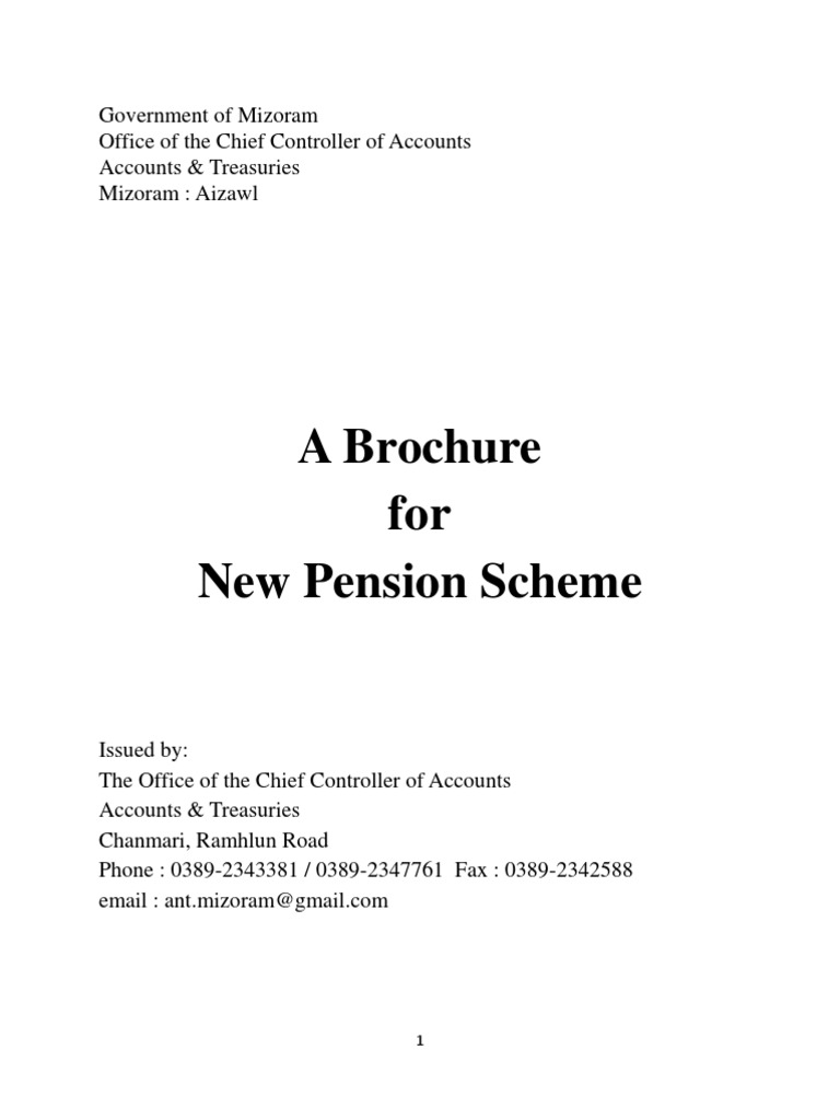 NPS Brochure | PDF | Retirement | Personal Finance