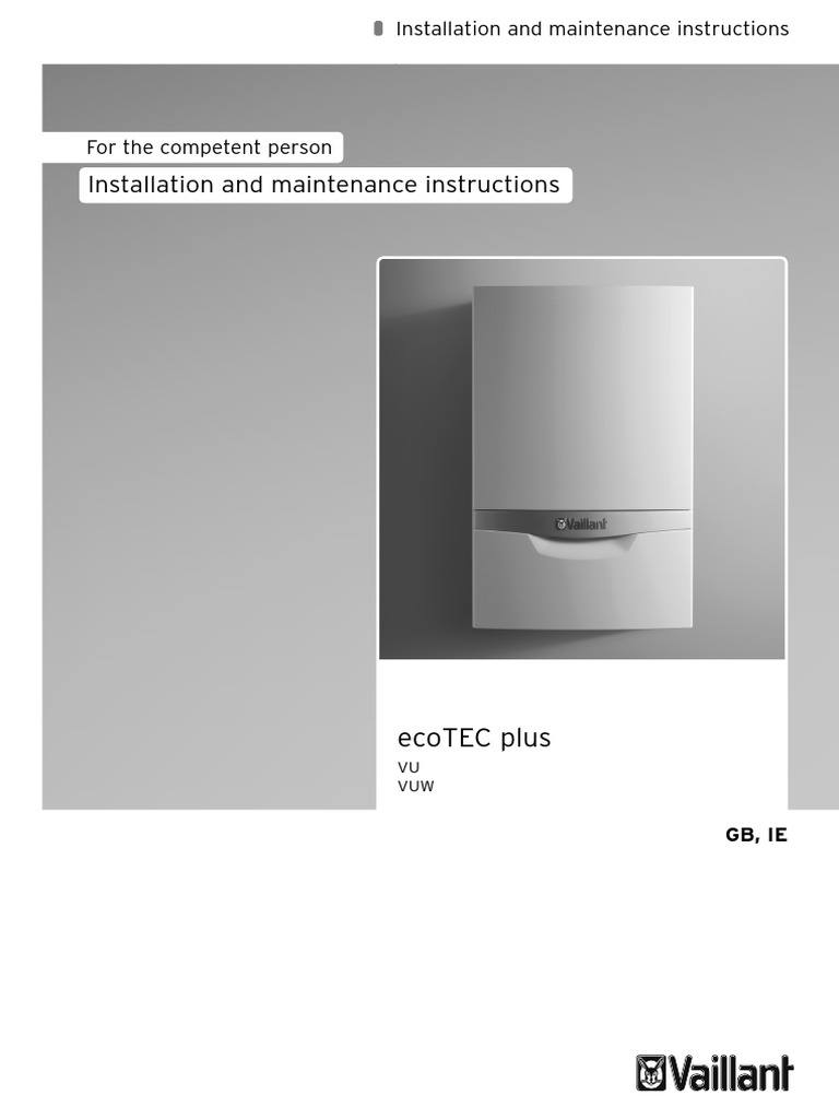Ecotec Installation and Servicing Manual 261417 | PDF | Water Heating ...