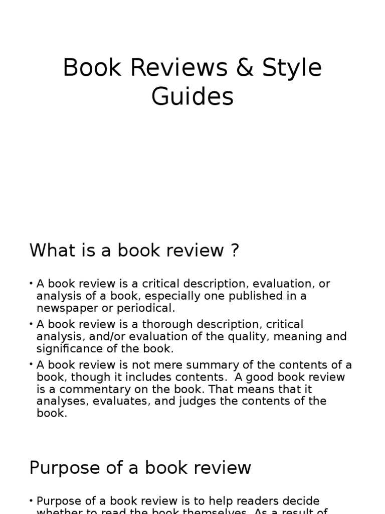 Book Reviews & Style Guides | PDF | Citation | Books
