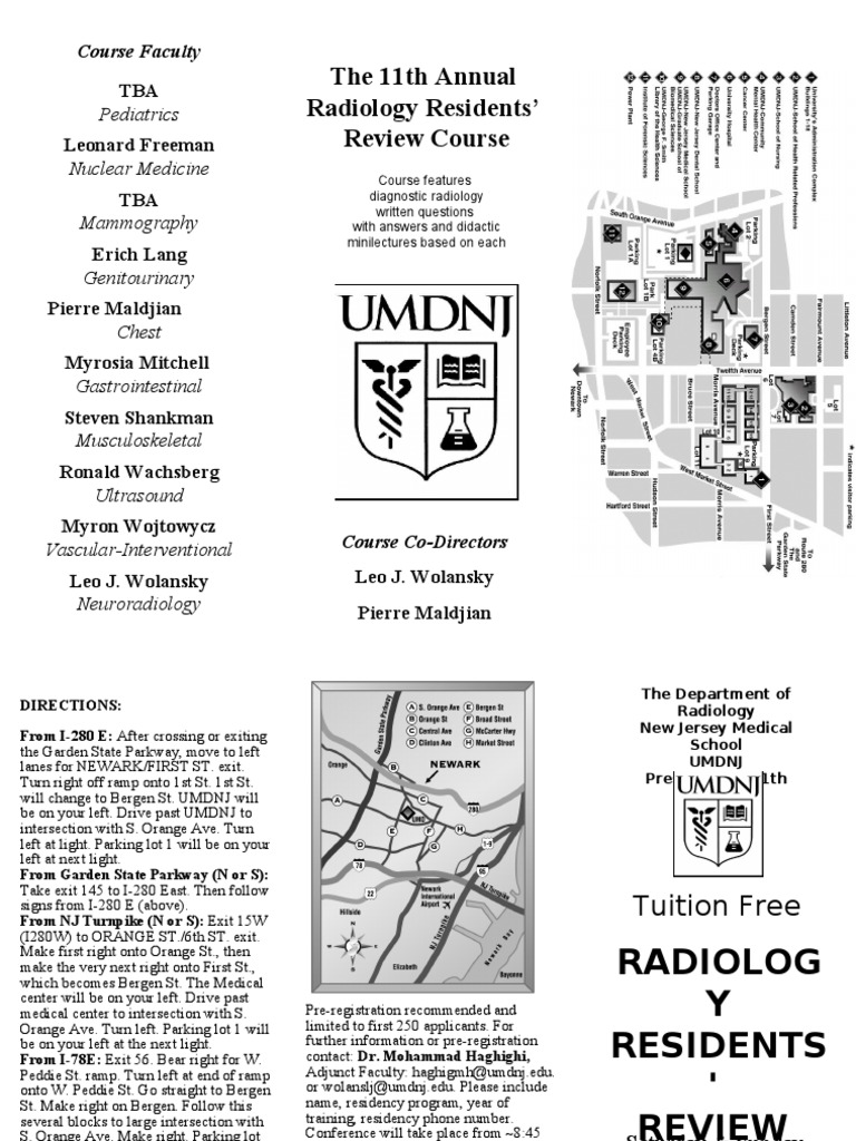 Free UMDNJ Radiology Board Review | PDF | Radiology | New Jersey